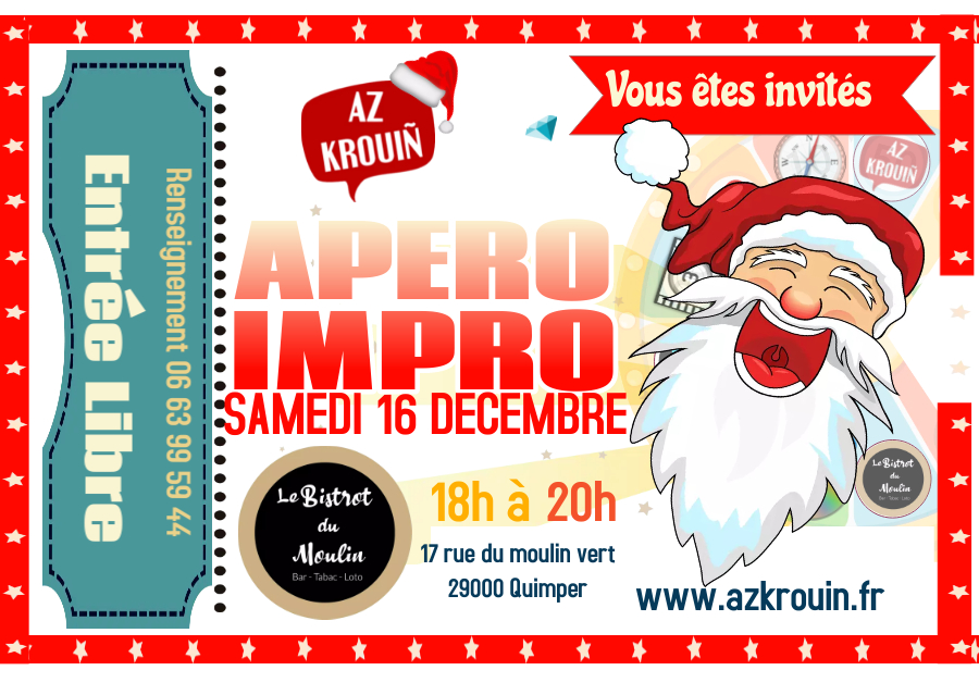 APERO IMPRO de Noël - Improscope